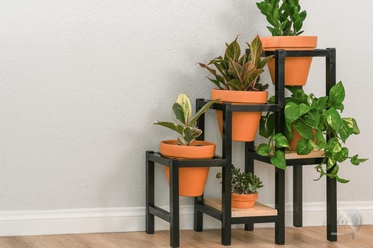 how to make a chic tiered plant stand - The Indoor Nursery